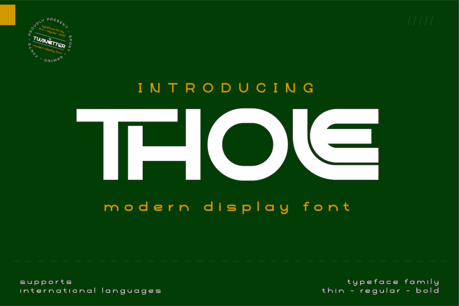 Thole Font Family · 1001 Fonts