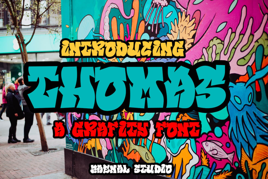 THOMAS Font · 1001 Fonts
