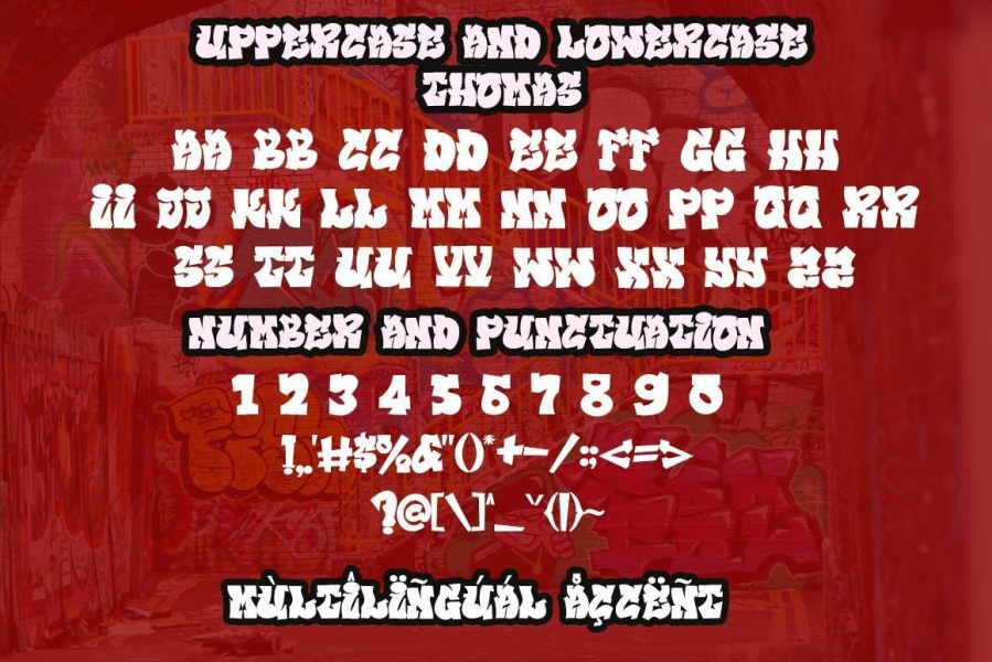 THOMAS Font · 1001 Fonts