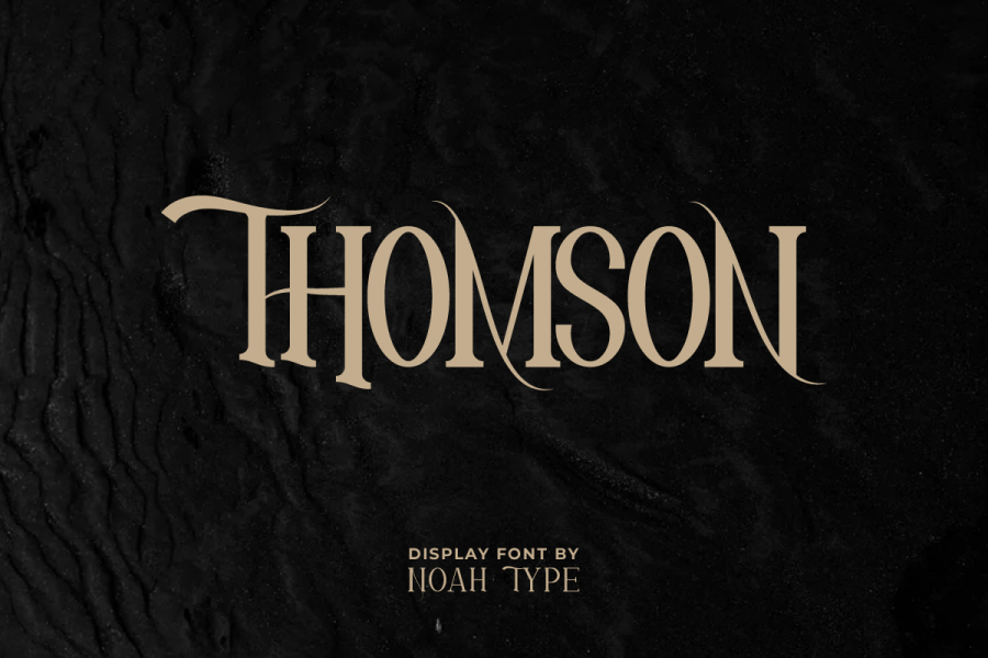 Thomson Demo Font · 1001 Fonts