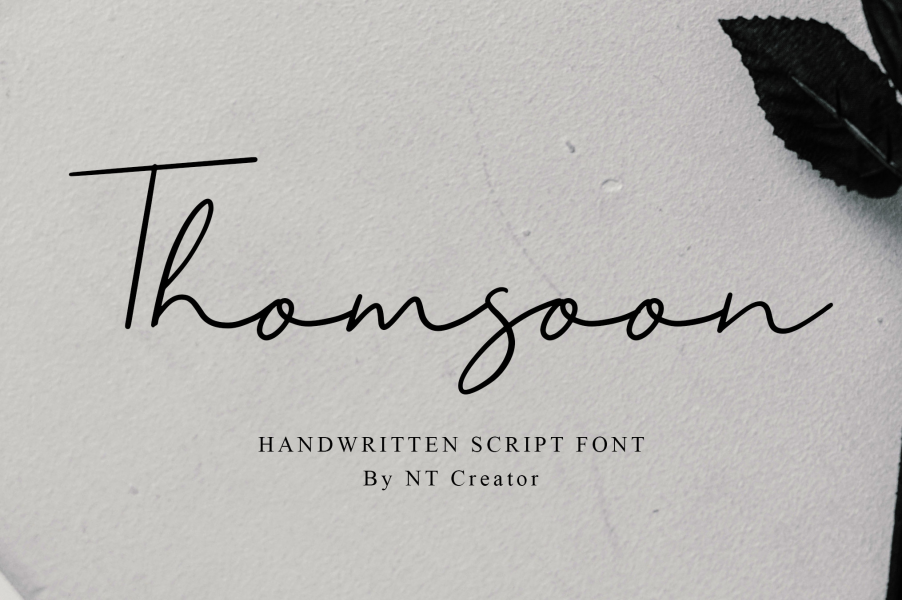 Thomsoon Font · 1001 Fonts