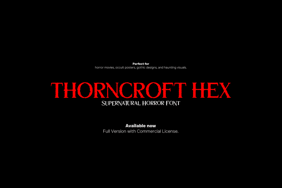 Thormcroft Hex Font · 1001 Fonts