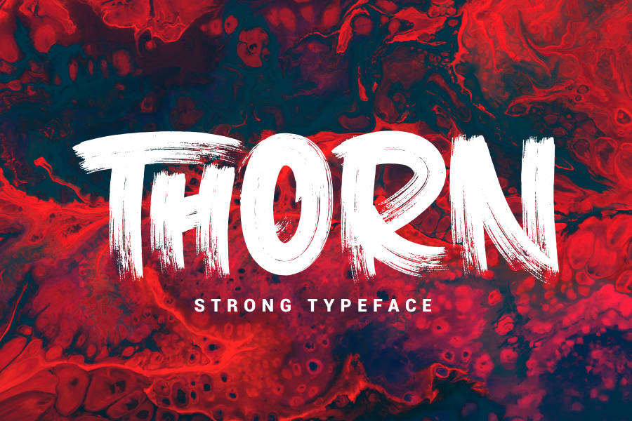 THORN Font · 1001 Fonts