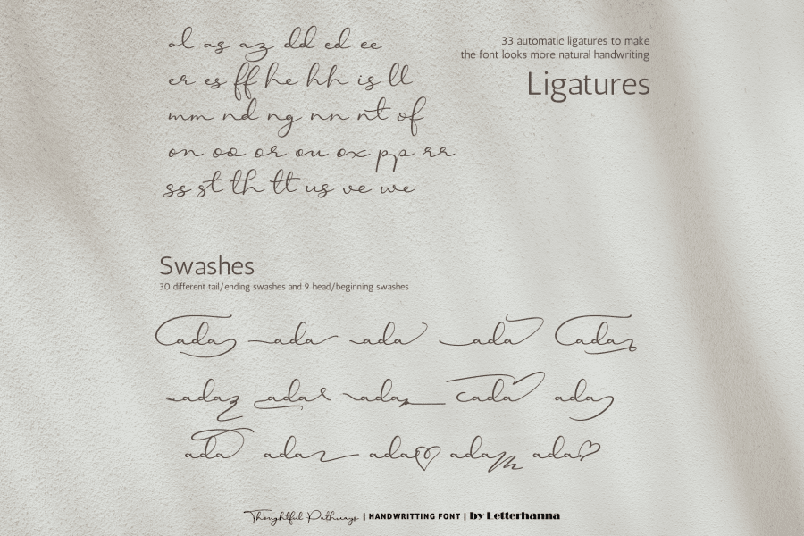 Thoughtful Pathways Free Font · 1001 Fonts