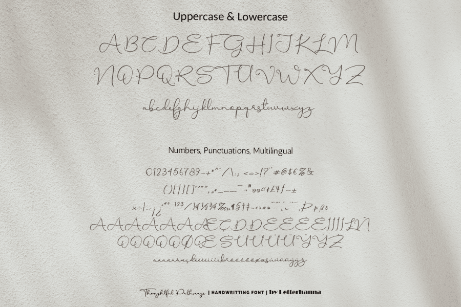 Thoughtful Pathways Free Font · 1001 Fonts