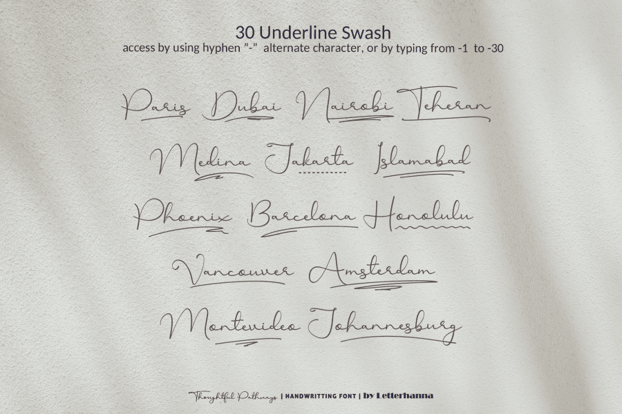 Thoughtful Pathways Free Font · 1001 Fonts