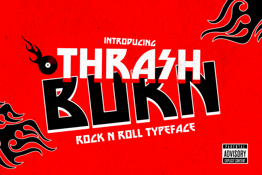 6 Free Thrash, Riot Fonts · 1001 Fonts