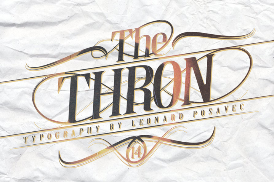 Thron Font · 1001 Fonts