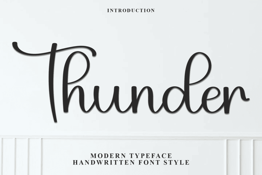 Thunder Bold Font · 1001 Fonts