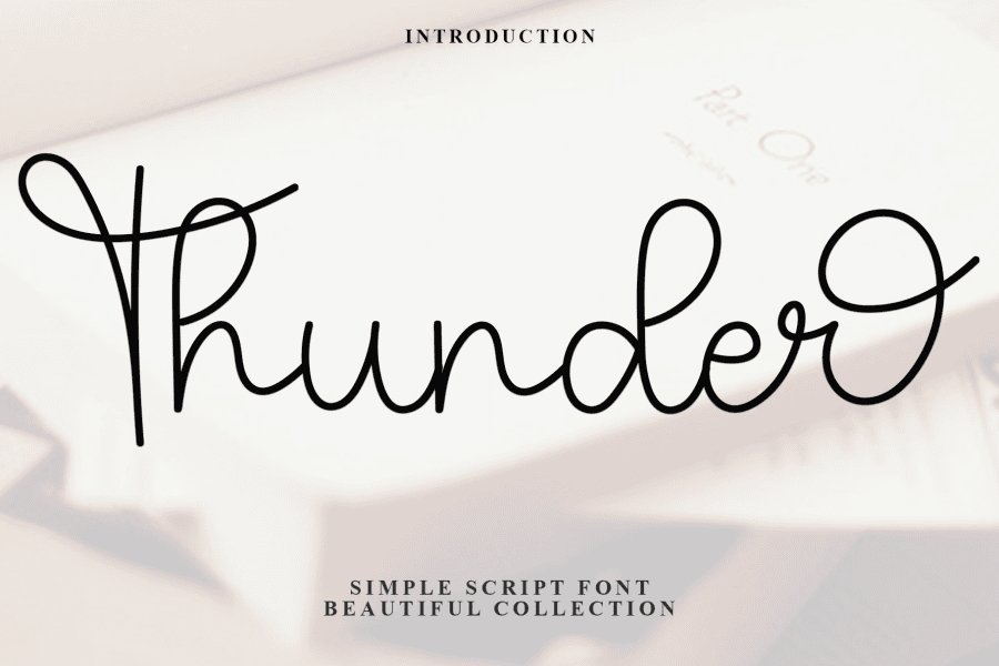 Thunder Rumbling Font · 1001 Fonts