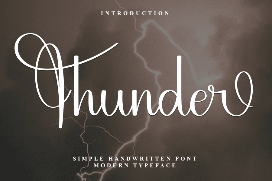 Thunderbird Font · 1001 Fonts