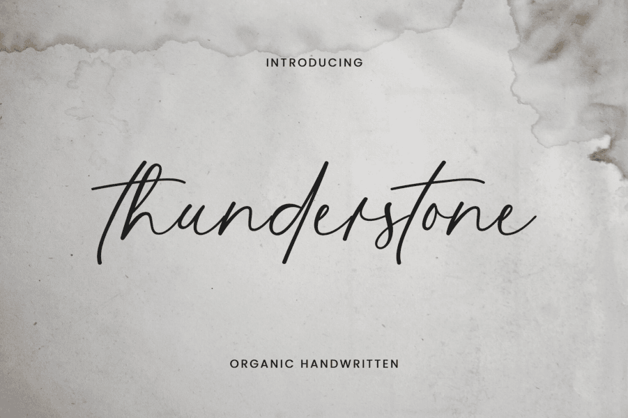 Thunderstone Font · 1001 Fonts
