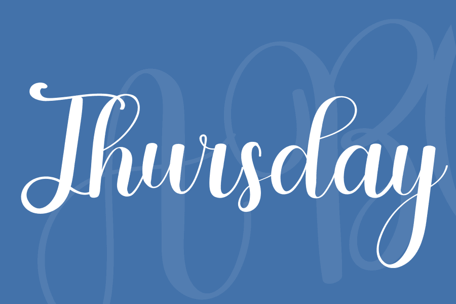 Thursday Font · 1001 Fonts