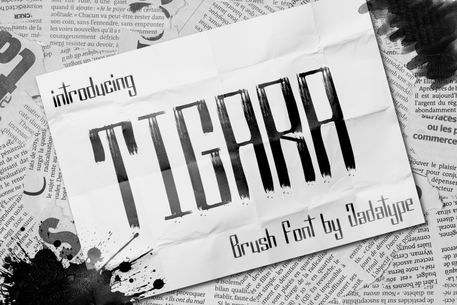Tigara Font · 1001 Fonts