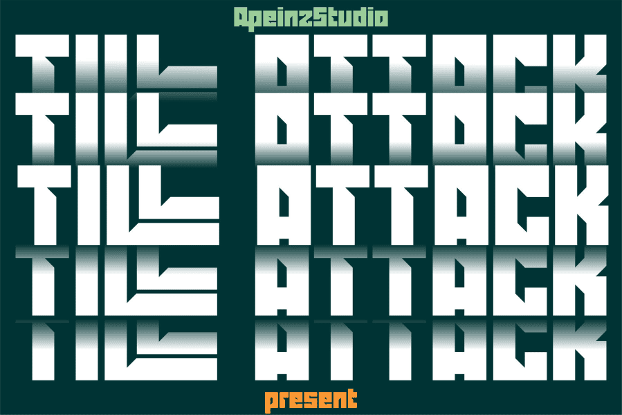 TILL ATTACK Font · 1001 Fonts