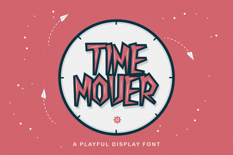 TIME MOVER Font · 1001 Fonts