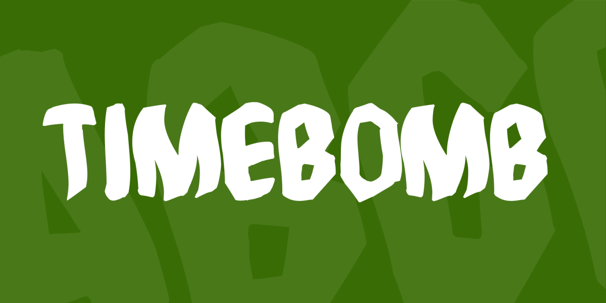 Timebomb Font · 1001 Fonts