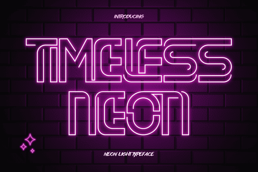 1 Free Neon Retro Font · 1001 Fonts