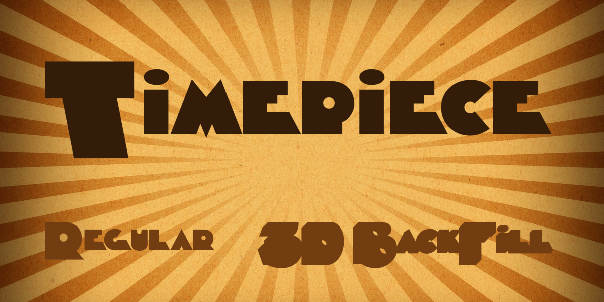 Timepiece Font Family · 1001 Fonts
