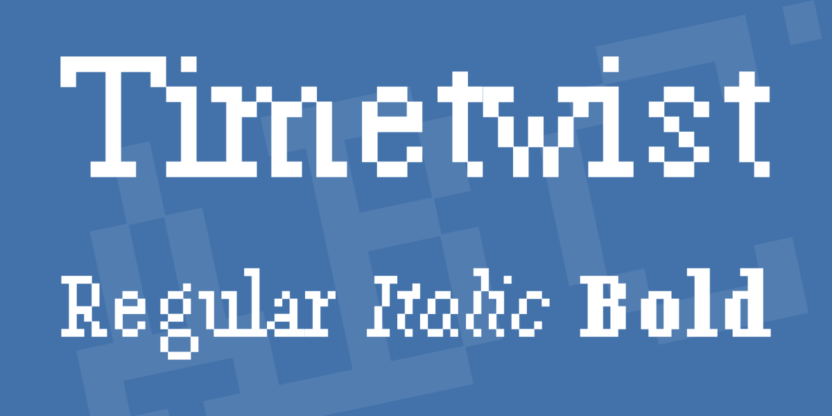 Timetwist Font Family · 1001 Fonts