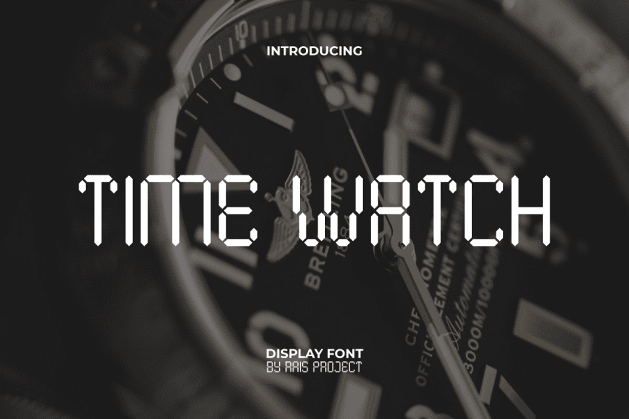 TimeWatchDemo Font · 1001 Fonts