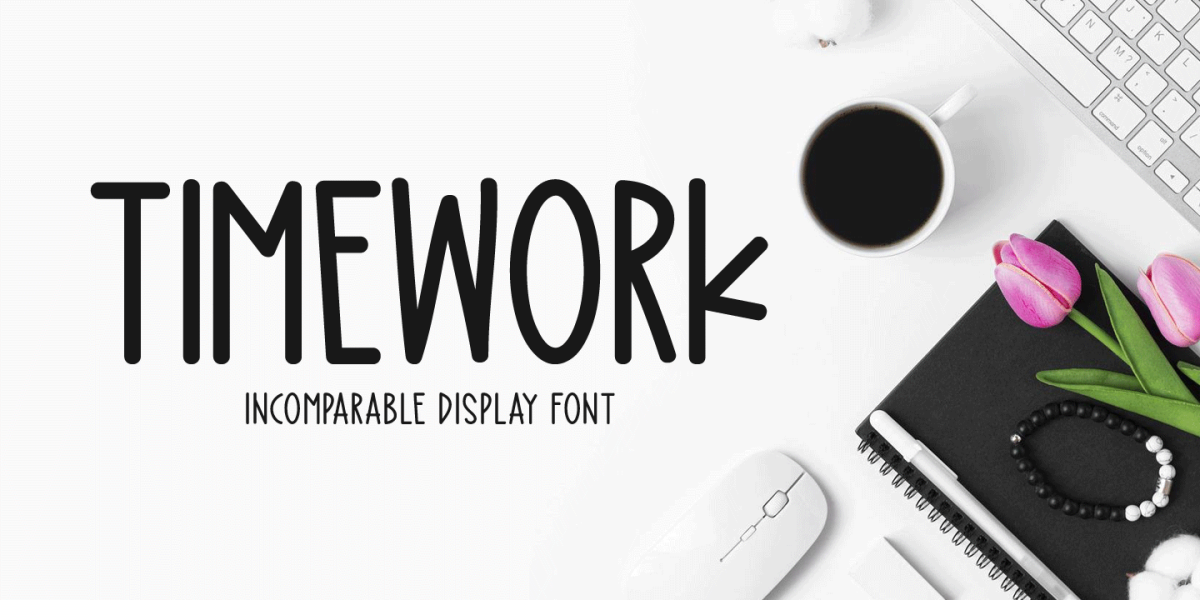 Timework Font · 1001 Fonts