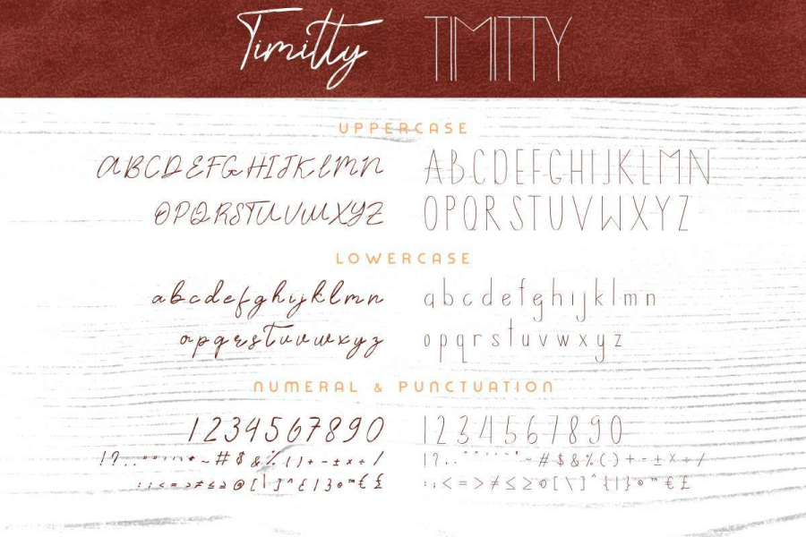 Timitty Demo Font Family · 1001 Fonts
