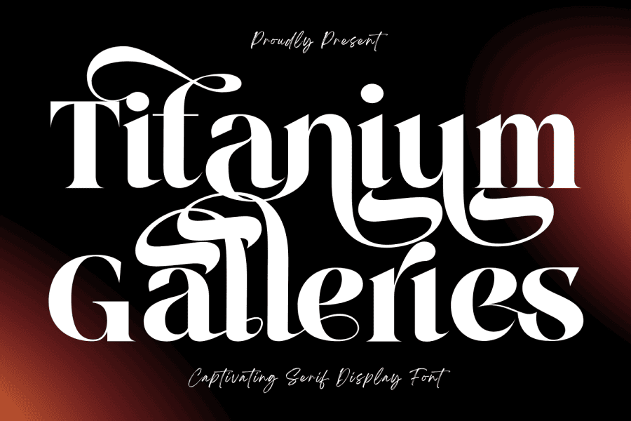 Titanium Galleries Demo Font · 1001 Fonts