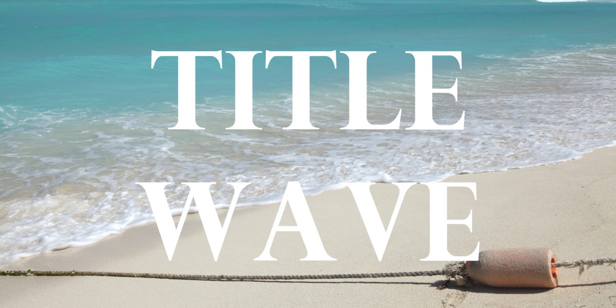 Title Wave Font · 1001 Fonts