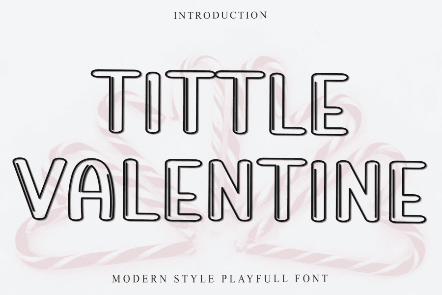 Tittle Valentine Font · 1001 Fonts