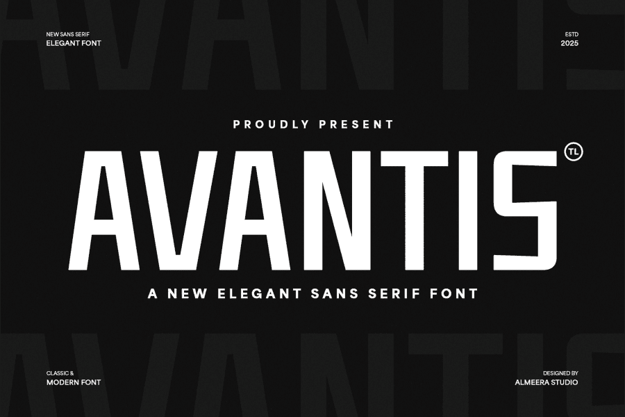 TL Avantis Font · 1001 Fonts