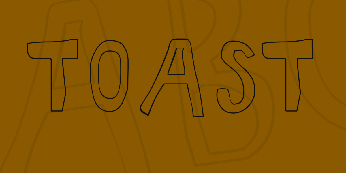 Toast Font · 1001 Fonts