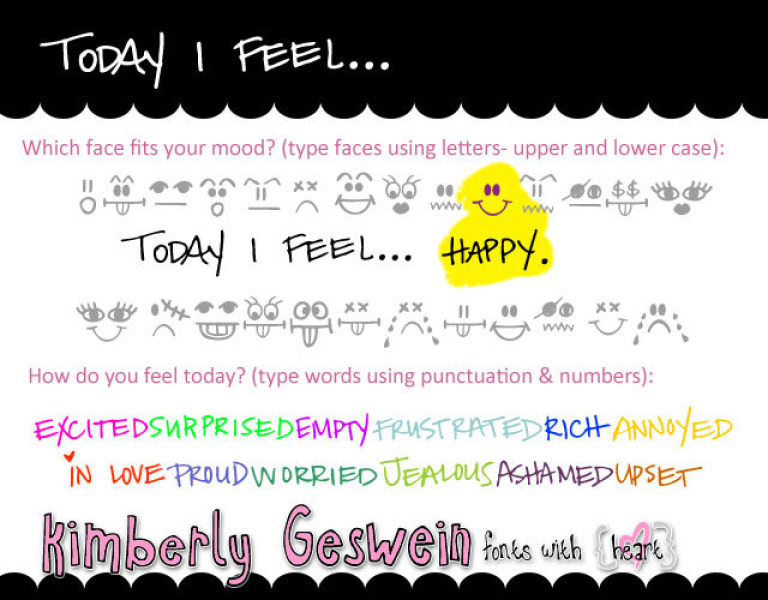 33 Free Face Fonts · 1001 Fonts