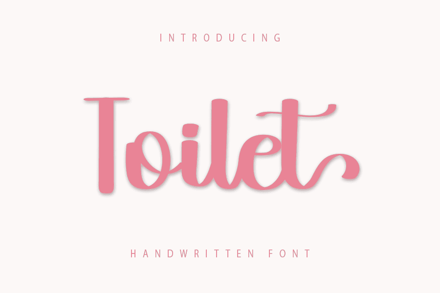 Toilet Font · 1001 Fonts