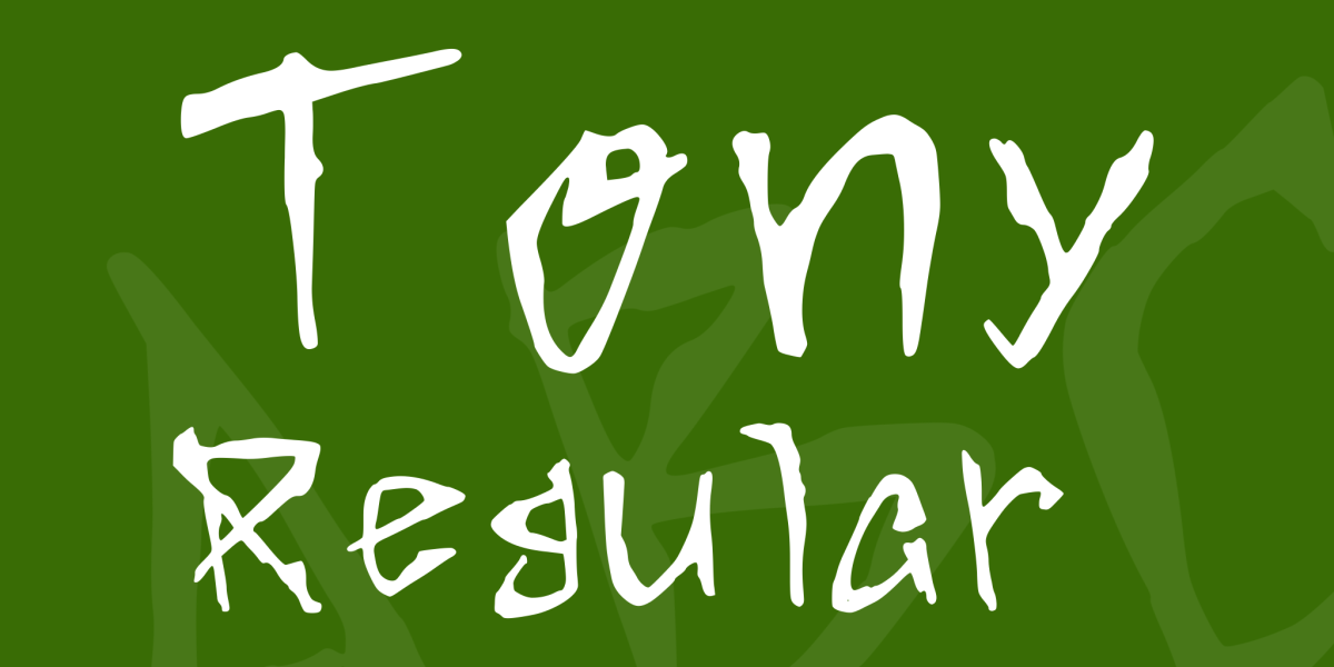Tony Font · 1001 Fonts
