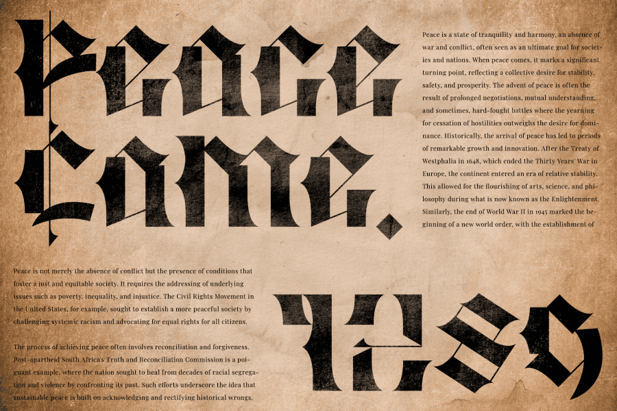 Tosten Font · 1001 Fonts