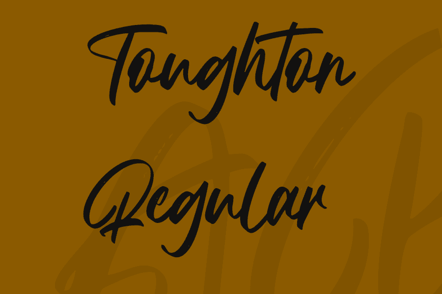 Toughton Font · 1001 Fonts