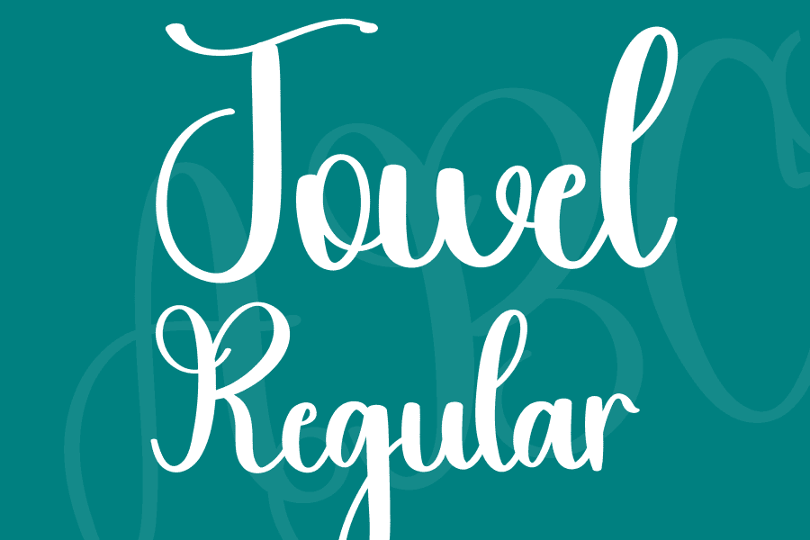 Towel Font · 1001 Fonts