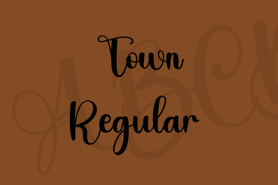 Town Font · 1001 Fonts