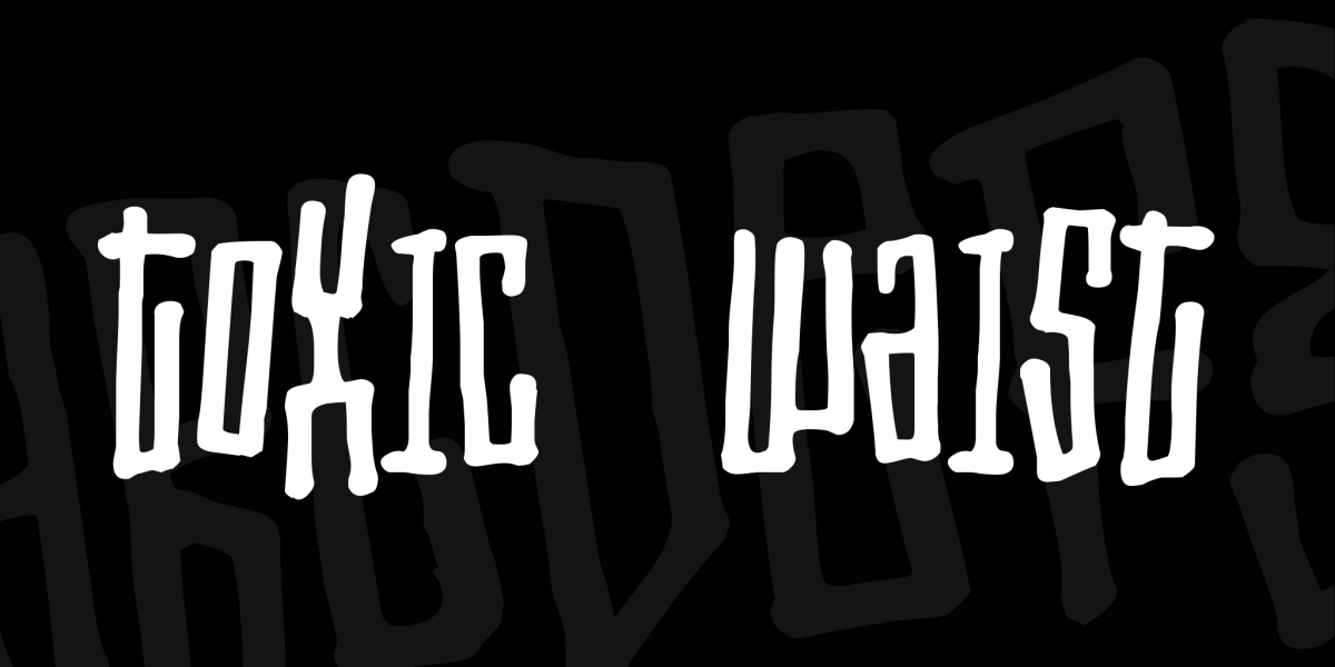Toxic waist Font · 1001 Fonts