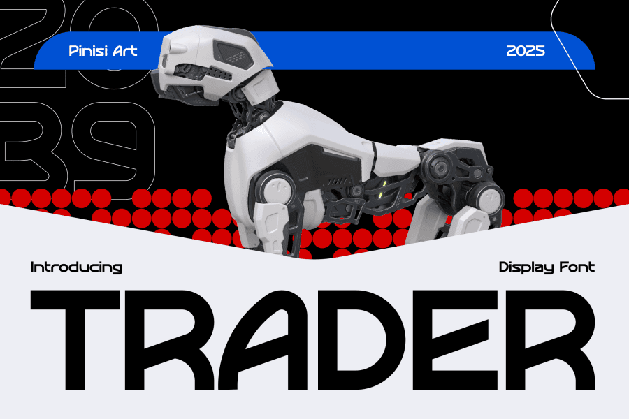 TRADER Font · 1001 Fonts