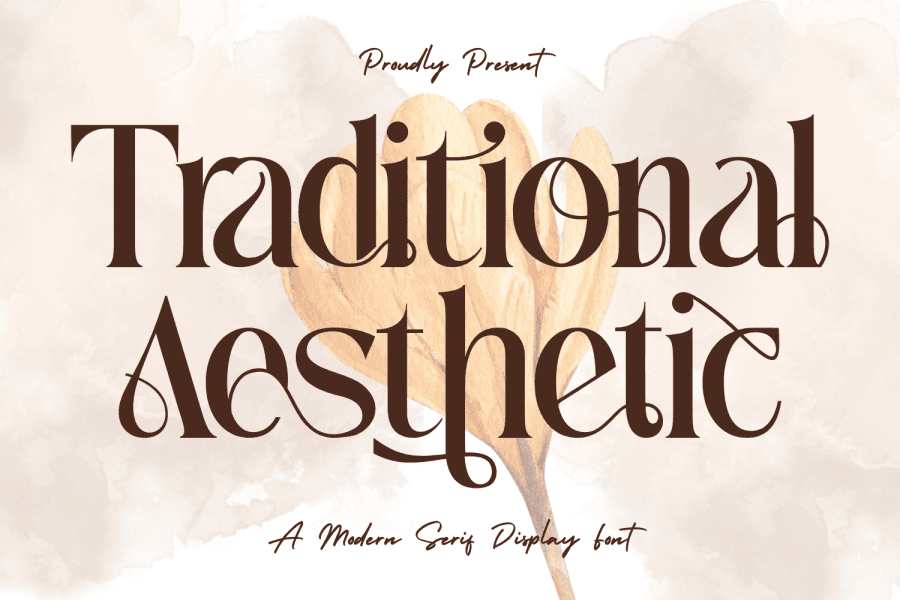Traditional Aesthetic Demo Font · 1001 Fonts