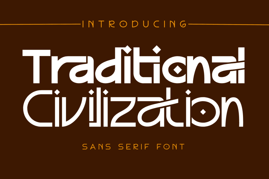 Traditional Civilization Demo Font · 1001 Fonts