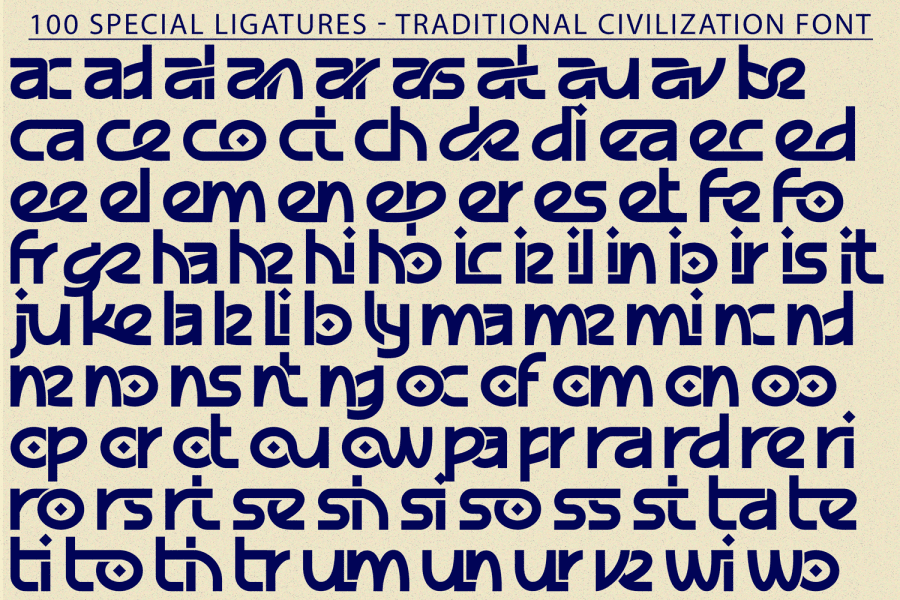 Traditional Civilization Demo Font · 1001 Fonts