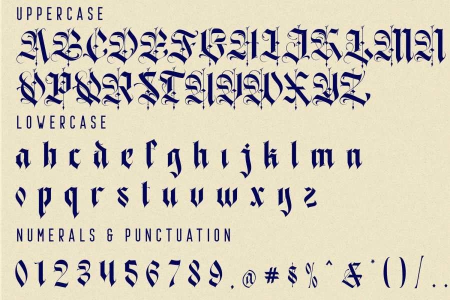 Traditional Preparation Demo Font · 1001 Fonts