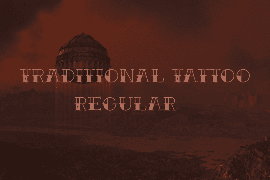 Traditional Tattoo Font · 1001 Fonts