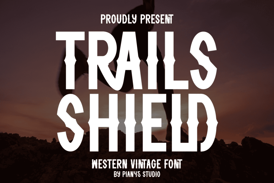 Trails Shield Font · 1001 Fonts