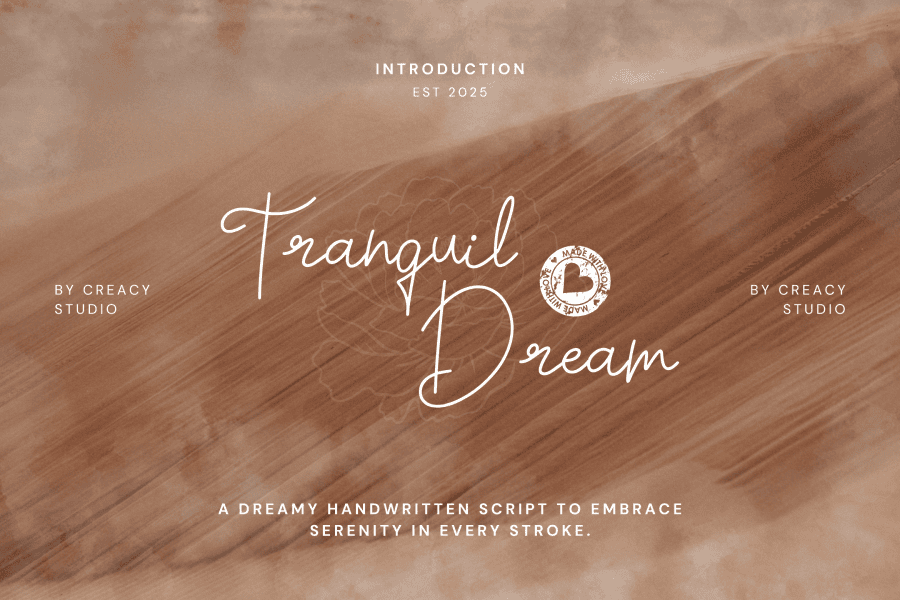 Tranquil Dream Font · 1001 Fonts