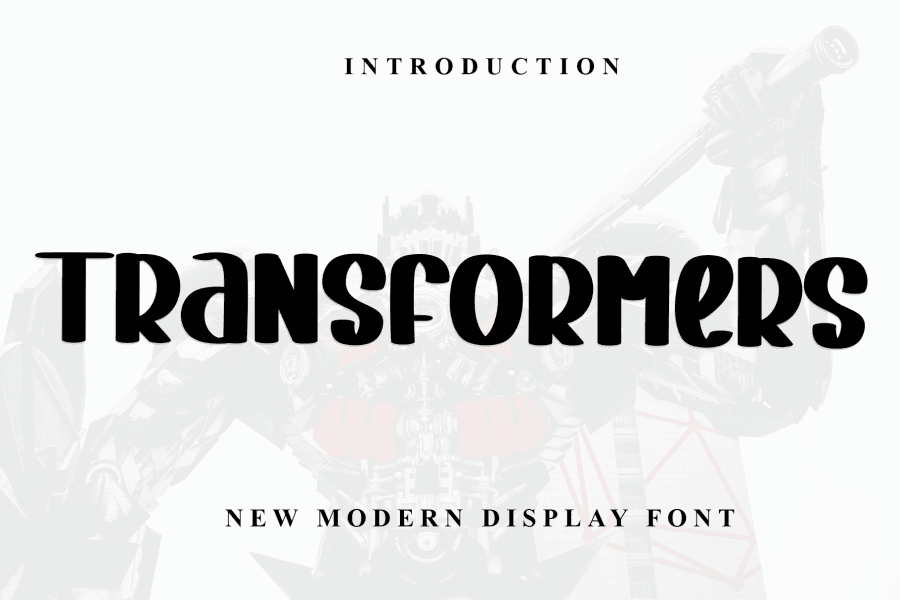 Transformers Font · 1001 Fonts