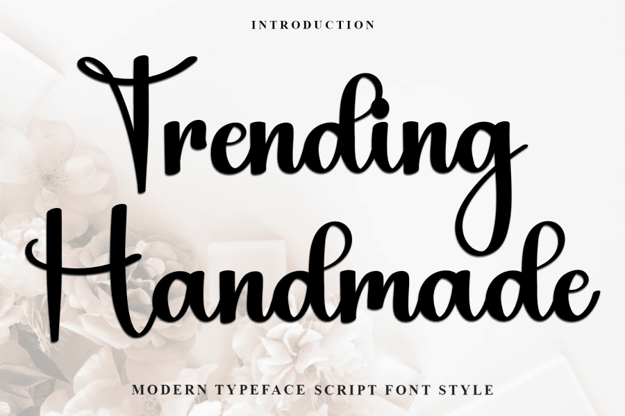 Trending Handmade Font · 1001 Fonts